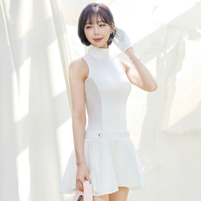 White Waffle One-piece – KOODSHOT