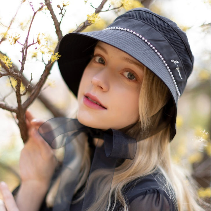 Black Mesh Line Buket Hat – KOODSHOT