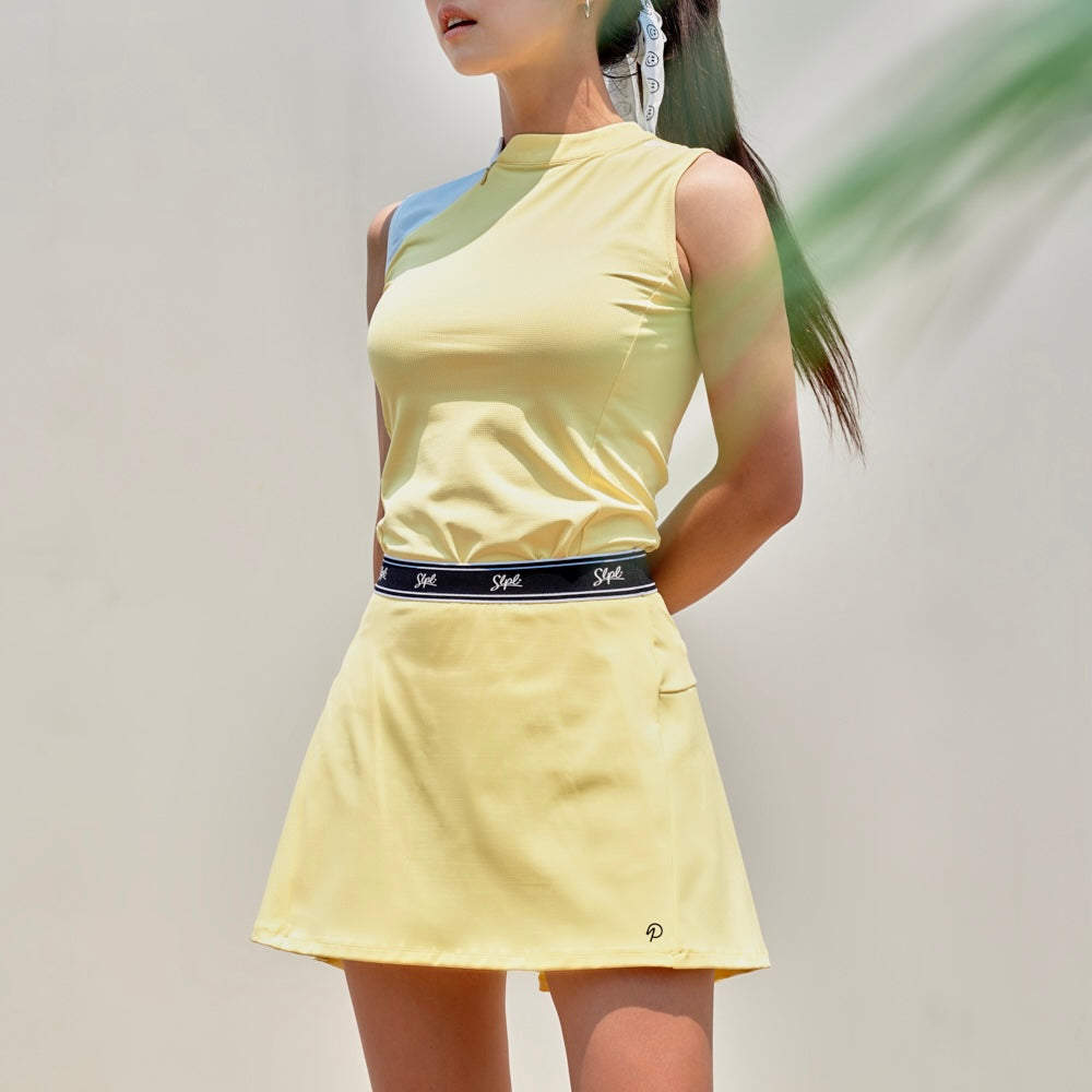 Yellow Bending Flare Curotte – KOODSHOT